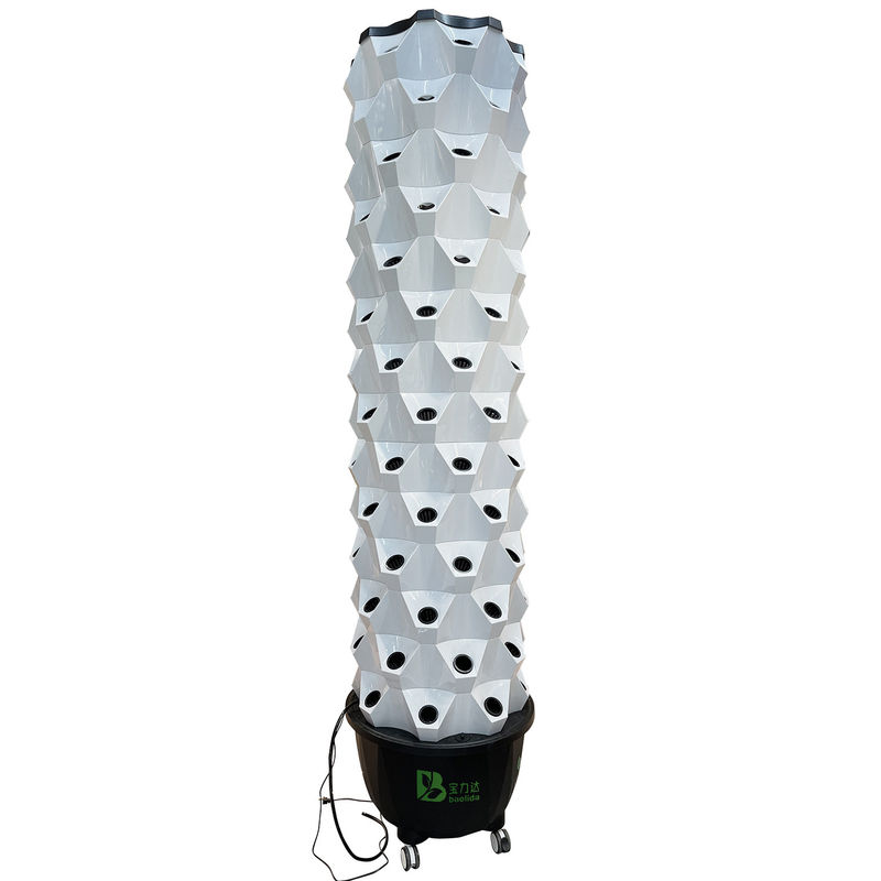 65L 14 Layer 112 Holes Agriculture Greenhouse Vertical Growing Towers Vertical Garden Hydroponic ...